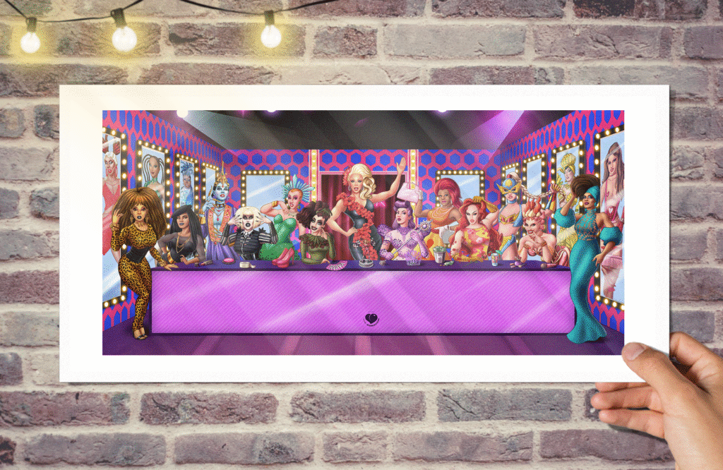Matted Poster - DraGlam - Last Supper Drag * thewerkroom.shop