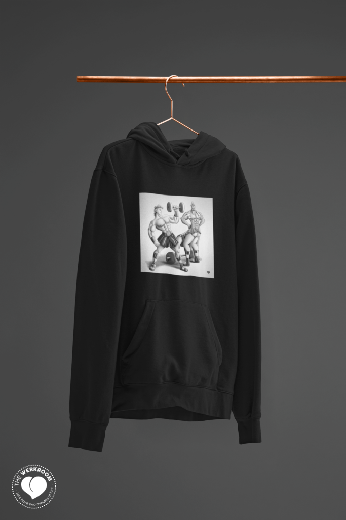 Unisex Hoodie - Prinsex of Finland - Hero's Gym * thewerkroom.shop