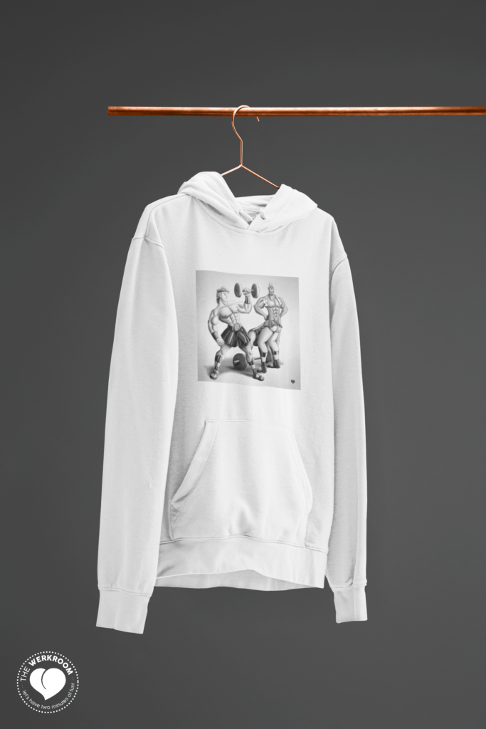 Unisex Hoodie - Prinsex of Finland - Hero's Gym * thewerkroom.shop
