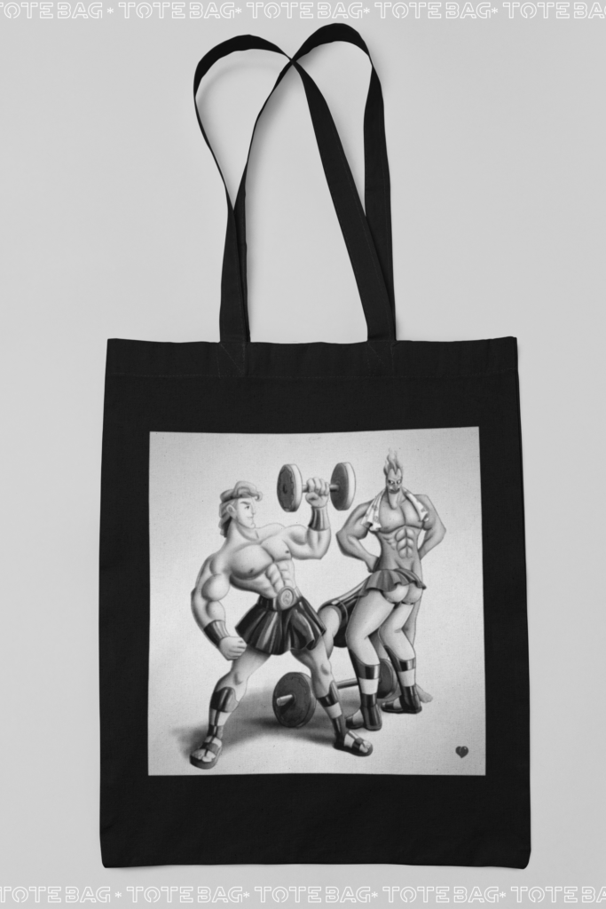 Tote Bag - Prinsex of Finland - Hero's Gym * thewerkroom.shop