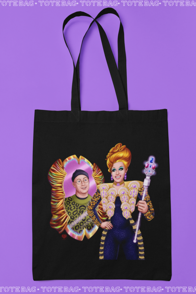 Tote Bag - DraGlam - Ginger Johnson * thewerkroom.shop